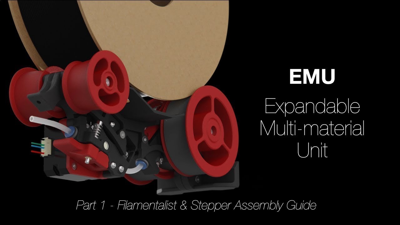 EMU (Expandable Multi-material Unit) Filamentalist and Stepper Assembly ...