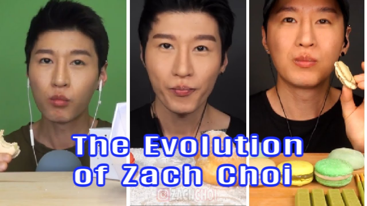 The evolution of Zach Choi... while he eats macarons - YouTube