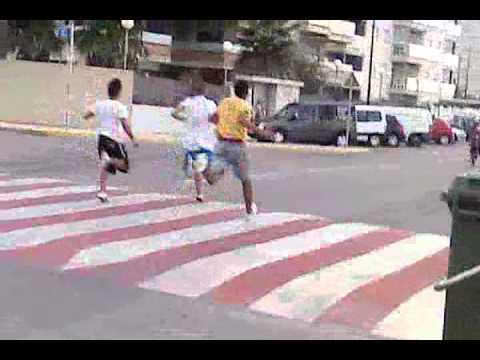 carrera 50 metros asfalto - YouTube