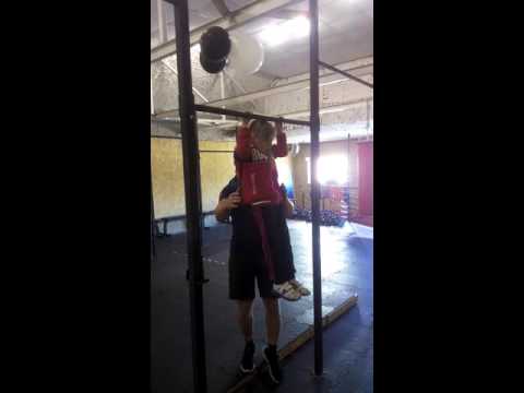 Young champion Dasha training