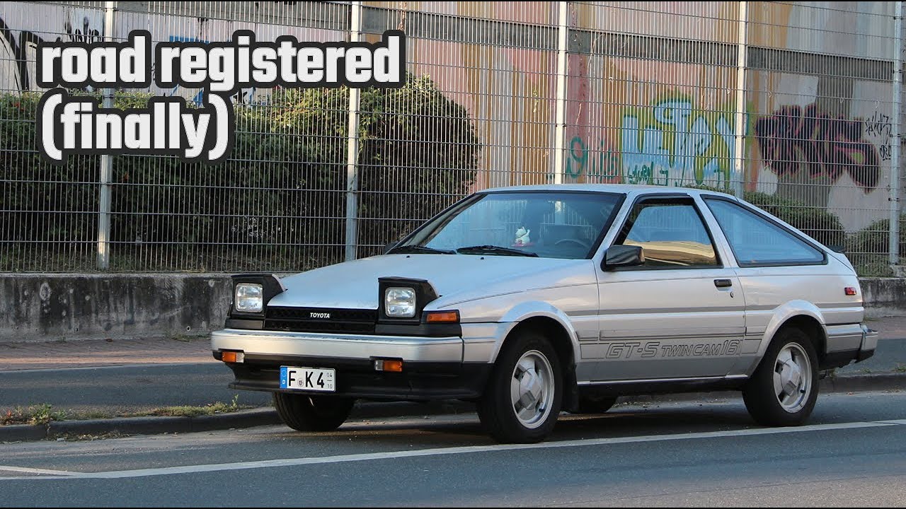 My USDM AE86 Is Finally Road Registered - YouTube