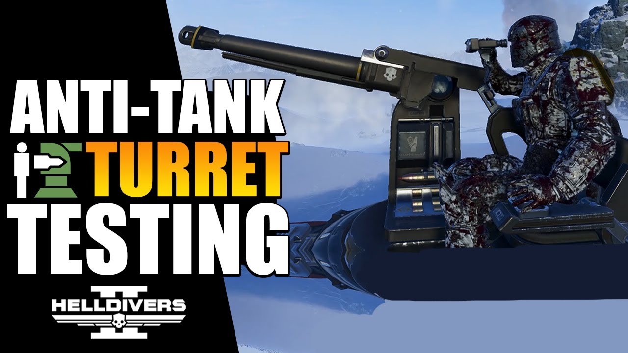 Anti-Tank Emplacement Testing - Helldivers 2 - YouTube