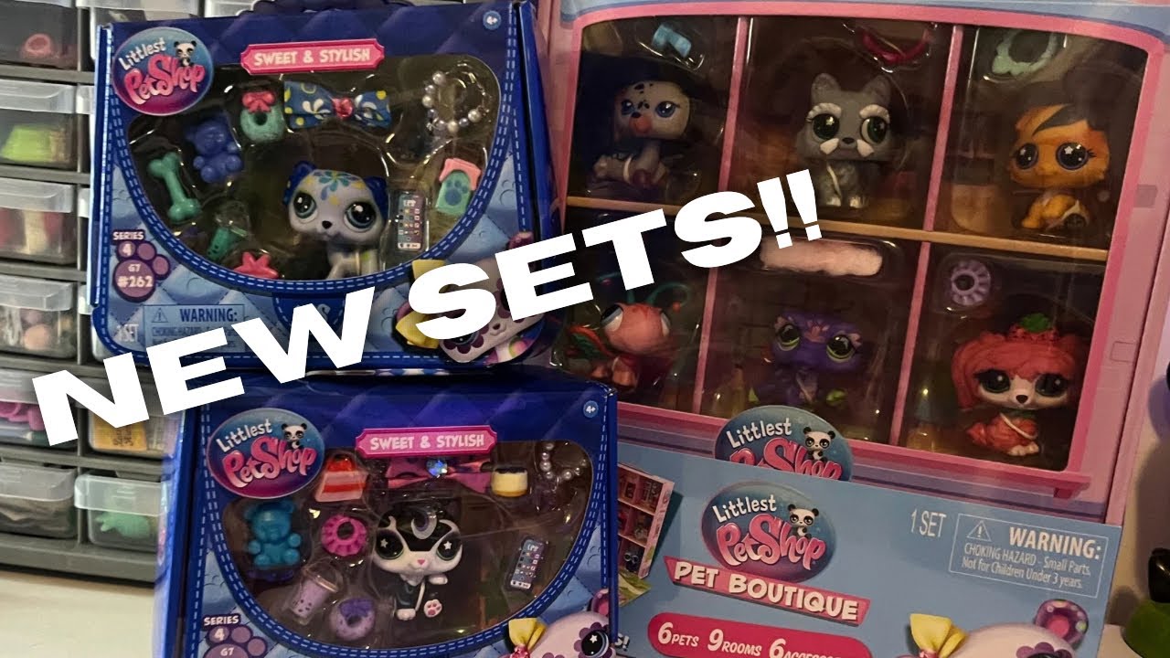 SO MANY NEW LPS SETS!! Sweet and stylish set and pet boutique UNBOXING ...