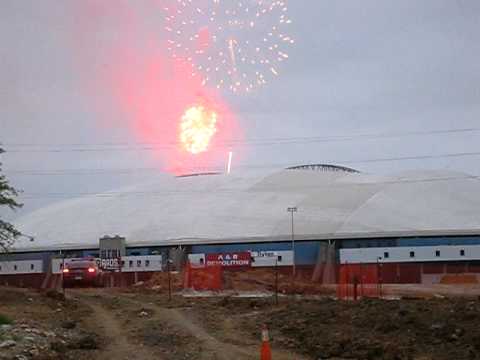 Texas cowboy stadium Implosion - YouTube