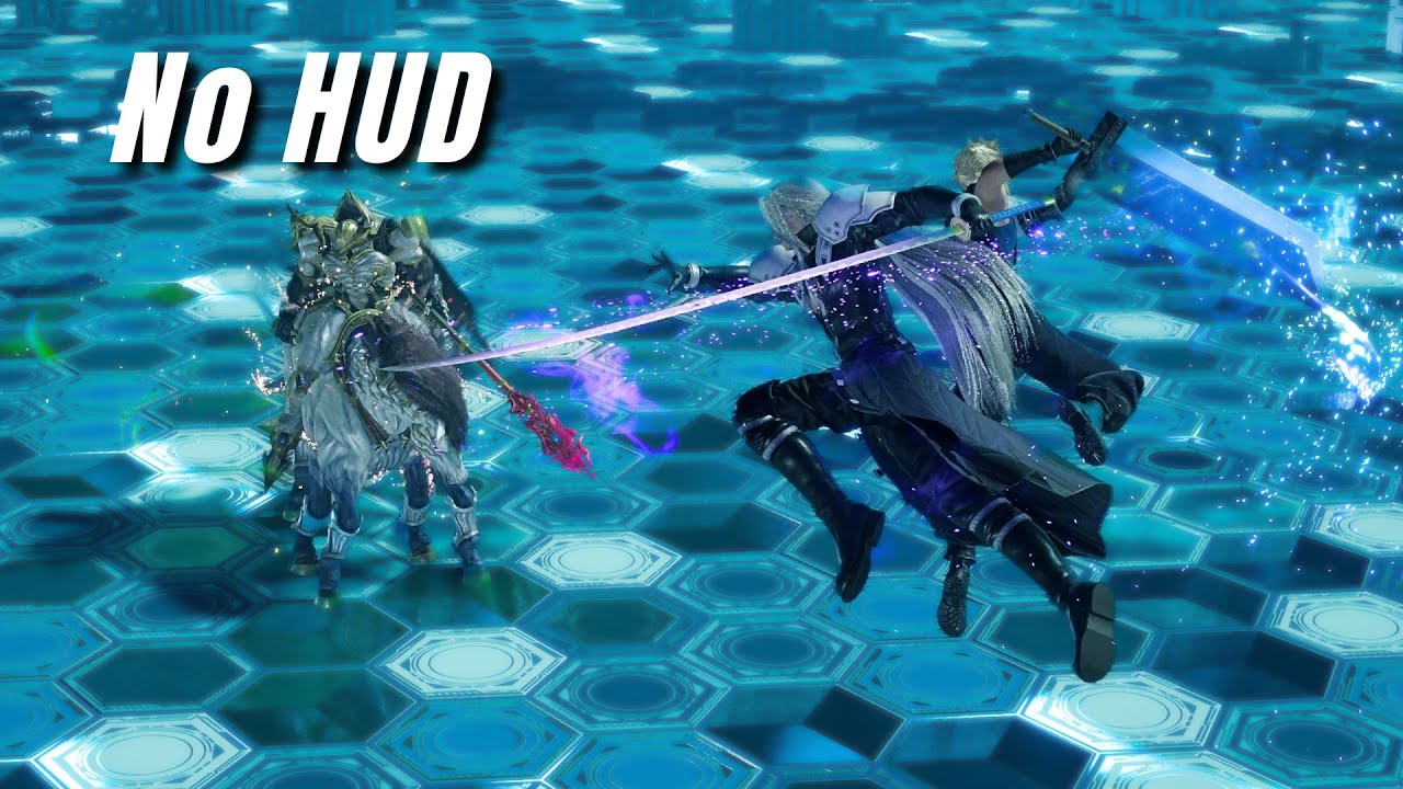FF7 Rebirth PC - Cloud & Sephiroth, Cinematic No HUD Boss fights - YouTube