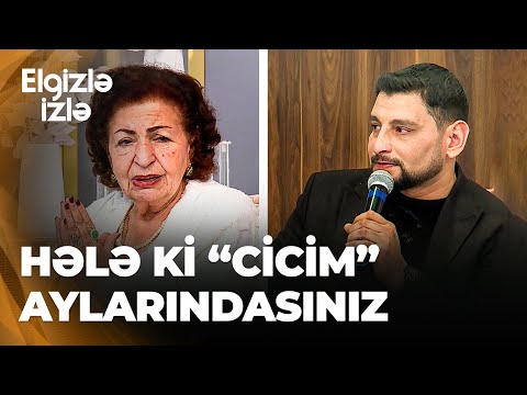 Elgizlə izlə - Şəfiqə Nağıyeva ilə Fərhadın arasında gərgin anlar - Bu işin axırını görmürəm