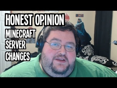 Real Opinion: Minecraft Server Changes - YouTube