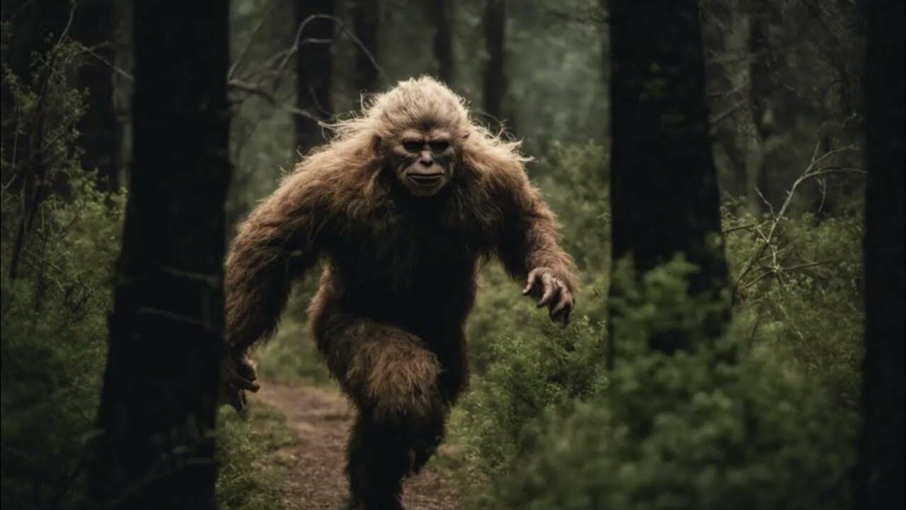 The Large Hairy Humanoid Creature Looked at Them with Reddish Glowing Eyes - YouTube
