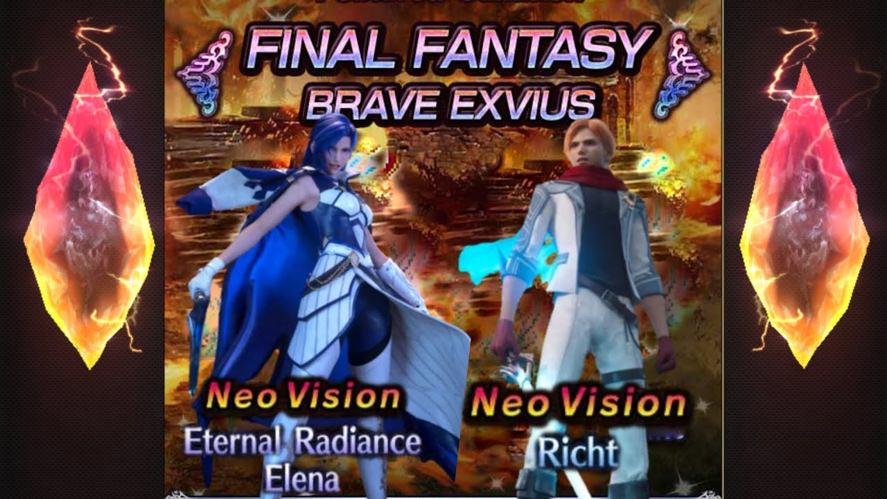 [FFBE] Eternal Radiance Elena, Richt Bye Bye Lapis... - YouTube