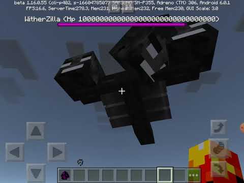 Showcasing My WitherZilla Addon (He is unkillable) - YouTube