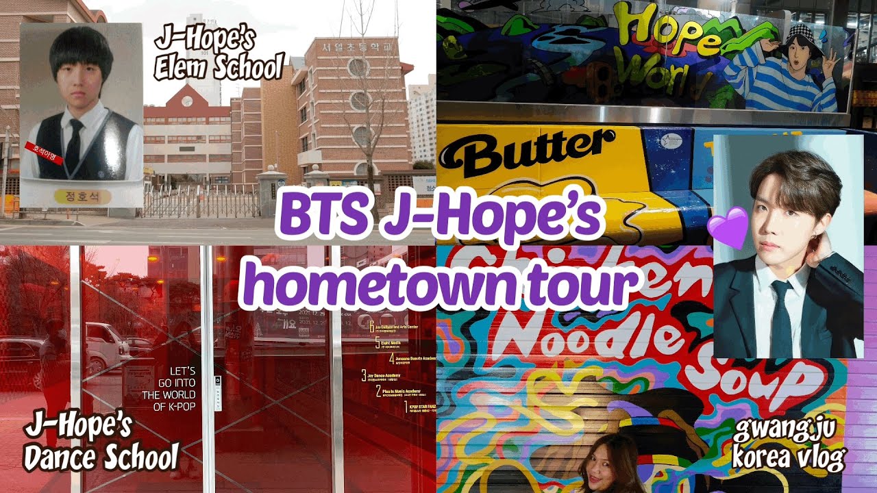 J-HOPE WAS HERE!! BTS J-Hope’s Hometown: Gwangju, South Korea vlog! BTS ...