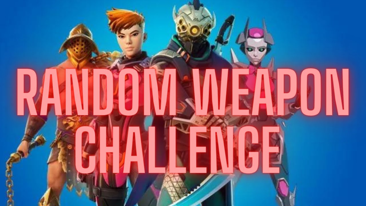 Random Weapon Challenge this was crazy! - YouTube