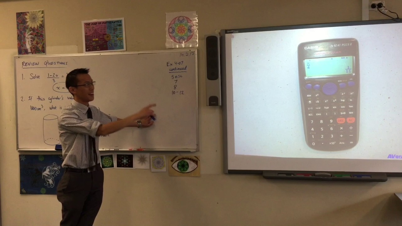 Y10 Review Questions (Algebra, Calculator Pronumerals) - YouTube