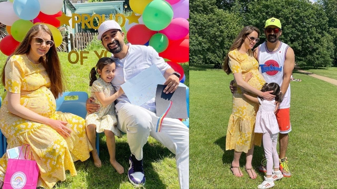 Rannvijay Singha's wife Priyanka Vohra flaunts baby bump at daughter ...