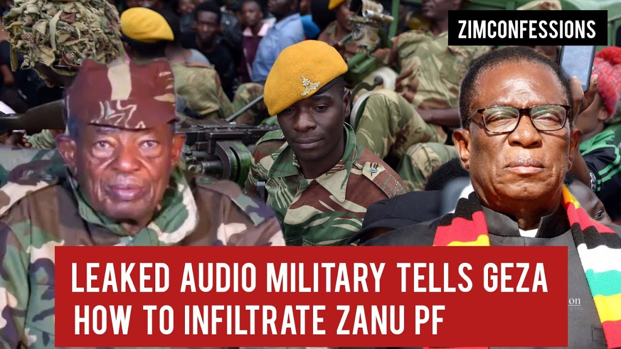 Leaked Audio Military Tells Geza How To Infiltrate Zanu Pf - YouTube