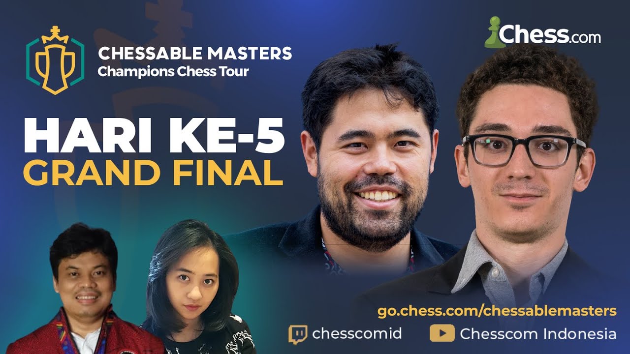 HALO YOUTUBE, HIKARU JUARA CHESSABLE MASTERS 2023 | KOMENTATOR GM ...