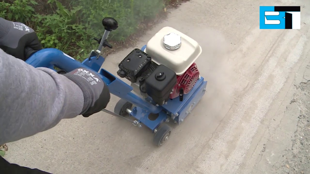Surface preparation scarifier BTSP10H - YouTube