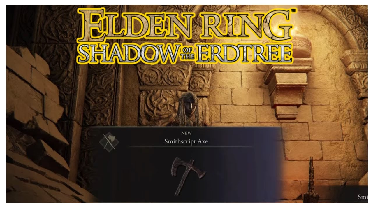 Elden Ring Smithscript Axe Location (Easy Guide) Shadow of the ErdTree DLC - YouTube