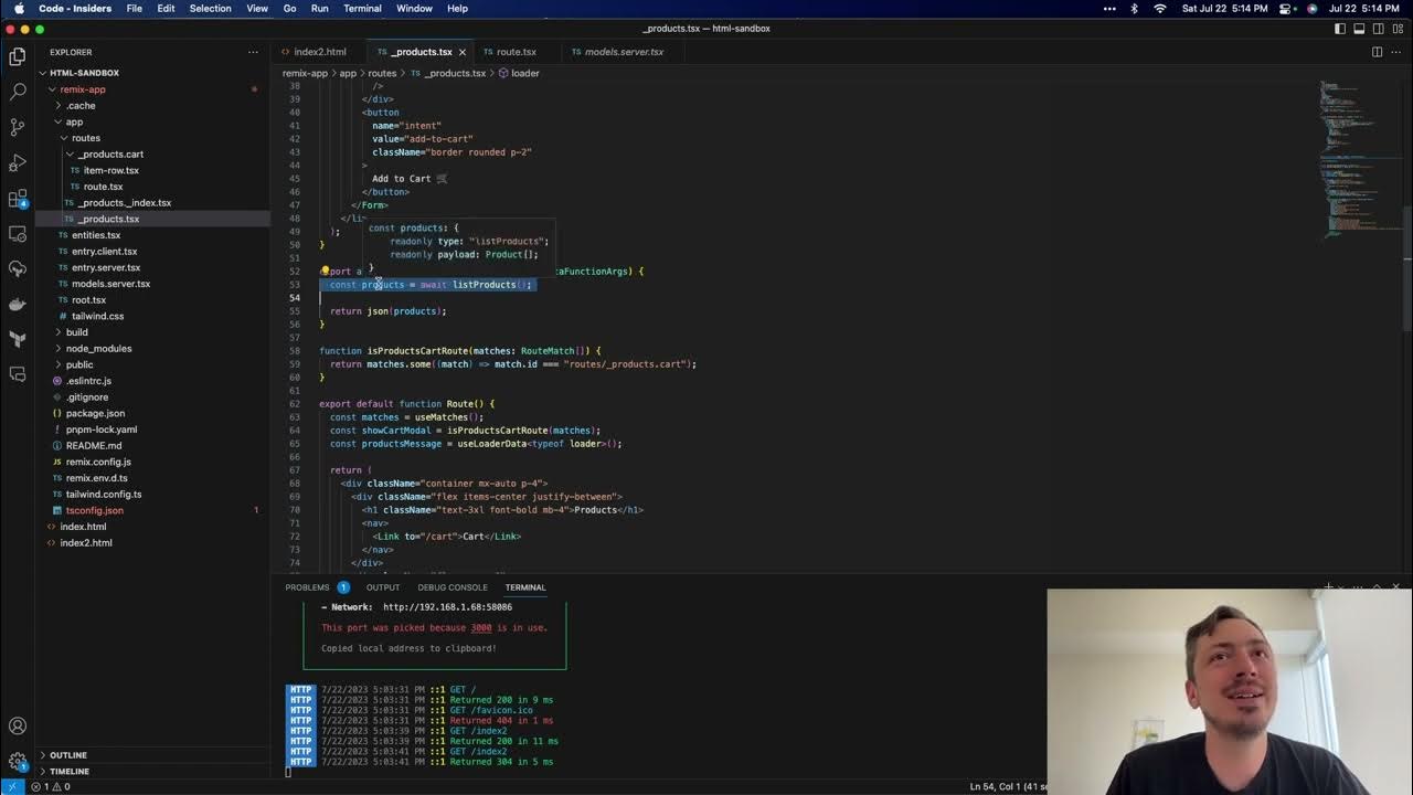 Convert a Vanilla JS app to a React / Remix Application - YouTube