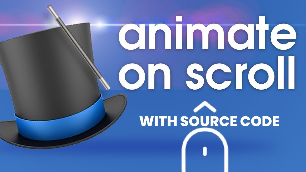 Animate On Scroll In 2 Minutes Simple And Easiest Way Youtube