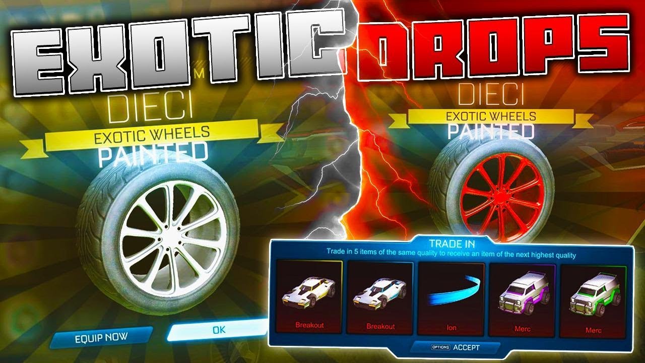 My biggest import drop trade up video in Rocket League... - YouTube