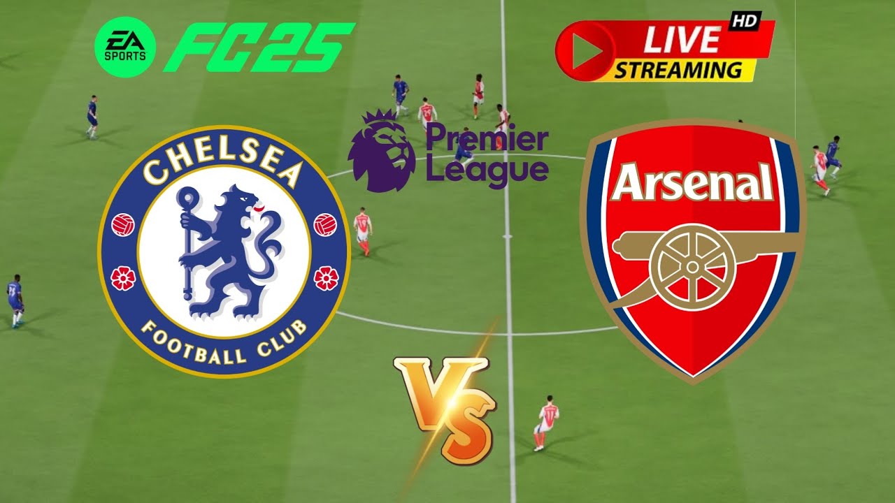 Live : Chelsea vs Arsenal | Premier League 2024 EPL | Full Match | FC ...