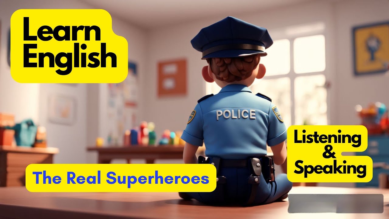 The Real Superheroes | Learning English through stories | Listening and ...