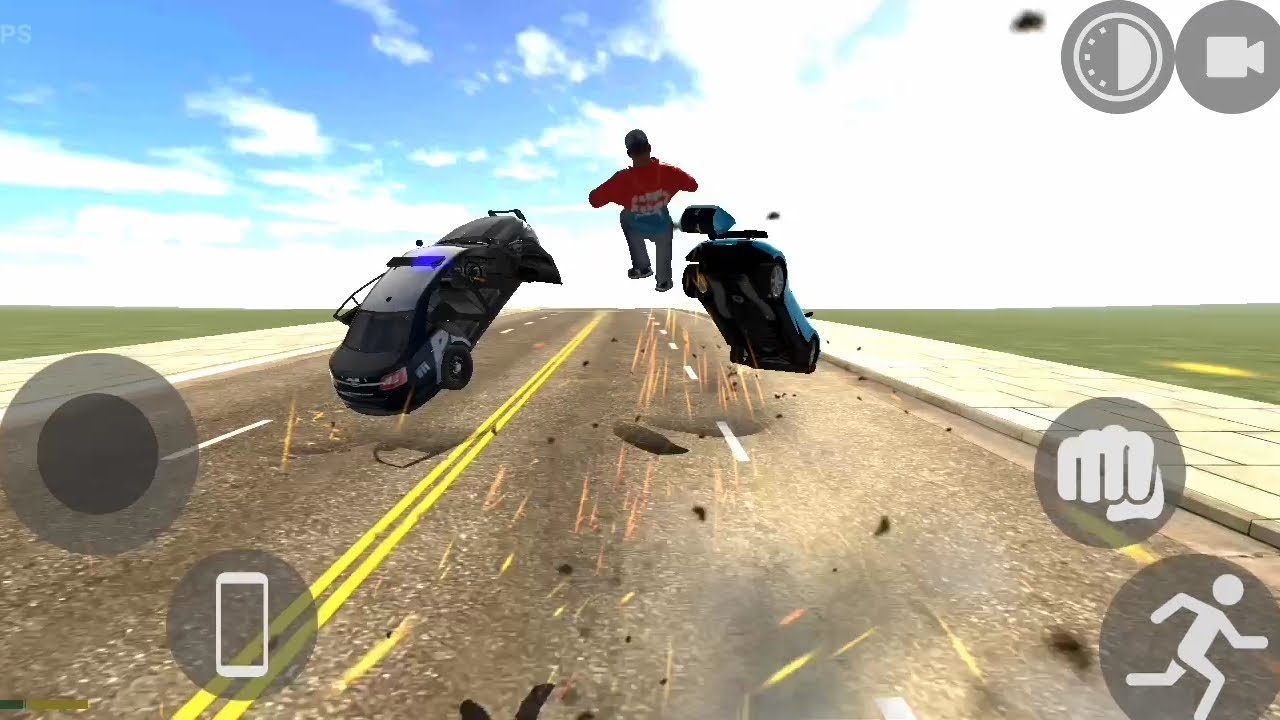 Police car driving accident dead driver android Gamplay - YouTube