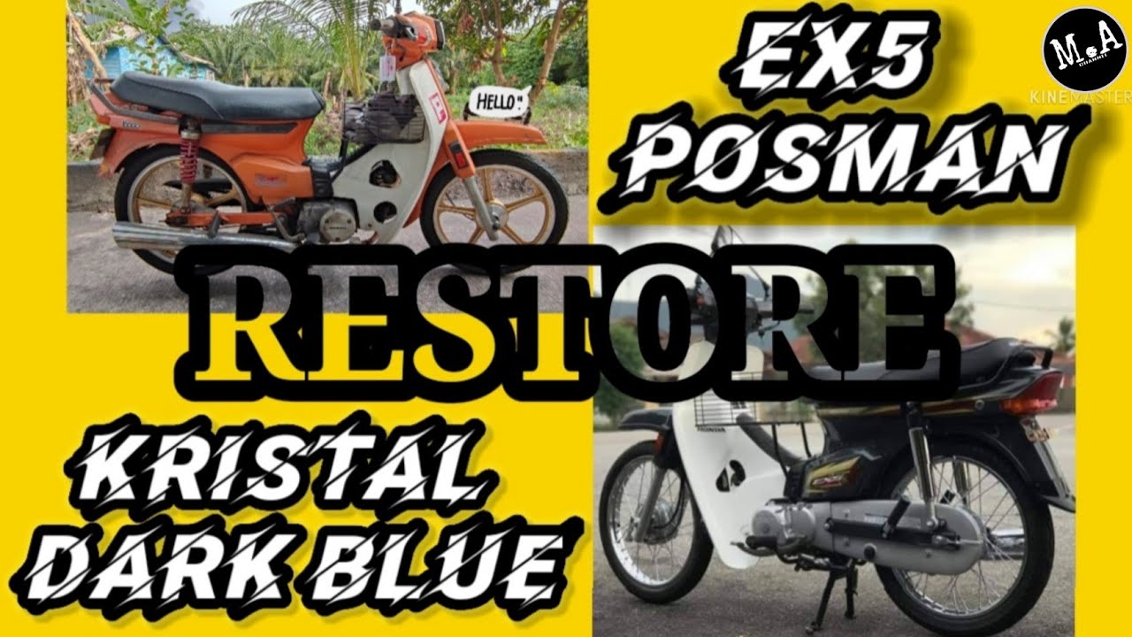 RESTORE (ex5 posman) RED ~ BLUEBLACK.. - YouTube