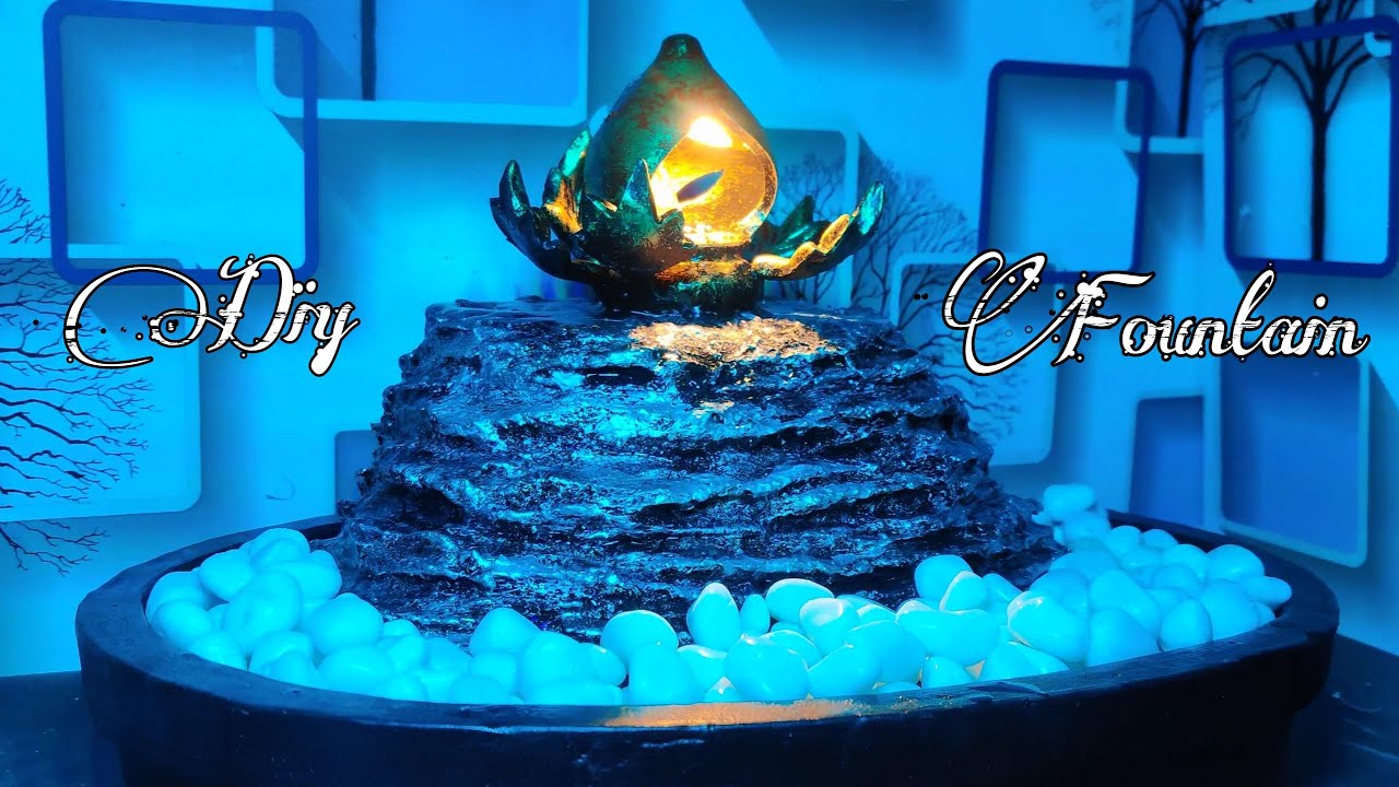 DIY Unique Table Top Water Fountain. @rahitscreativity - YouTube