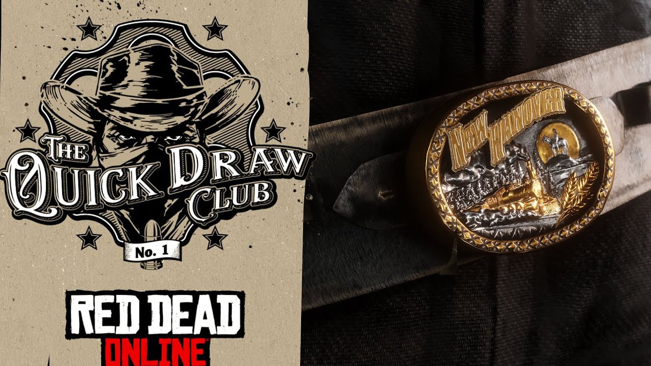 Red Dead Online Quick Draw Club 1 All items - YouTube