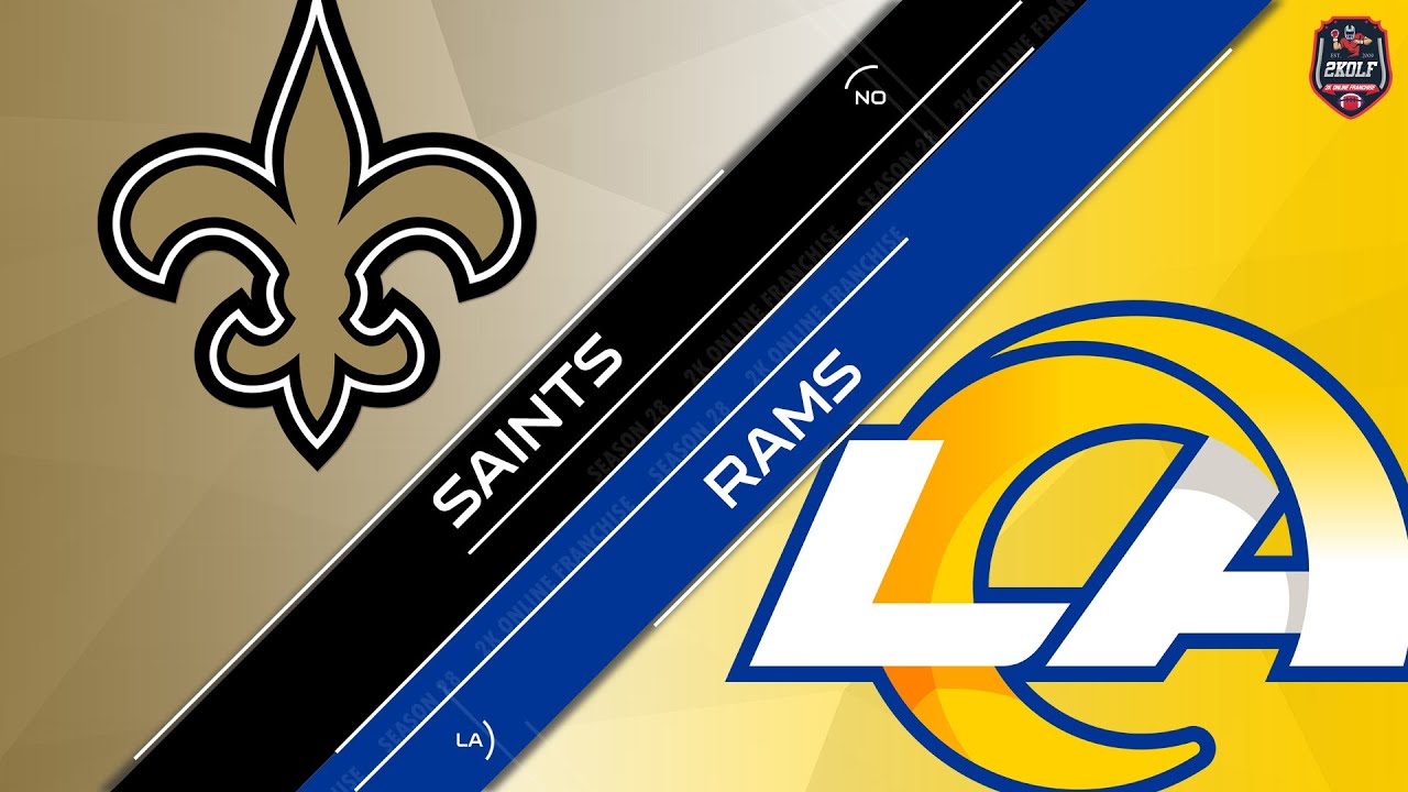 Season 28 - Week 16: New Orleans Saints vs Los Angeles Rams - YouTube