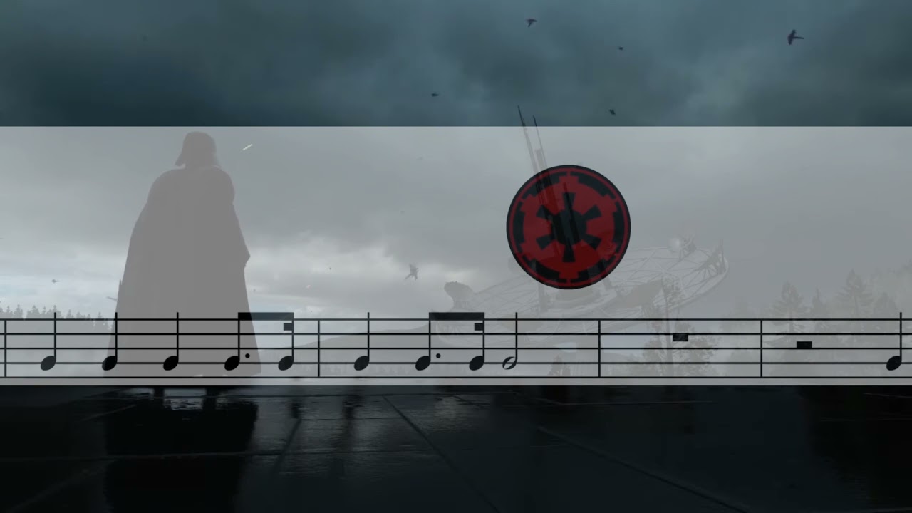 Star Wars Marche impériale lecture rythmique- The Imperial march rhythm ...