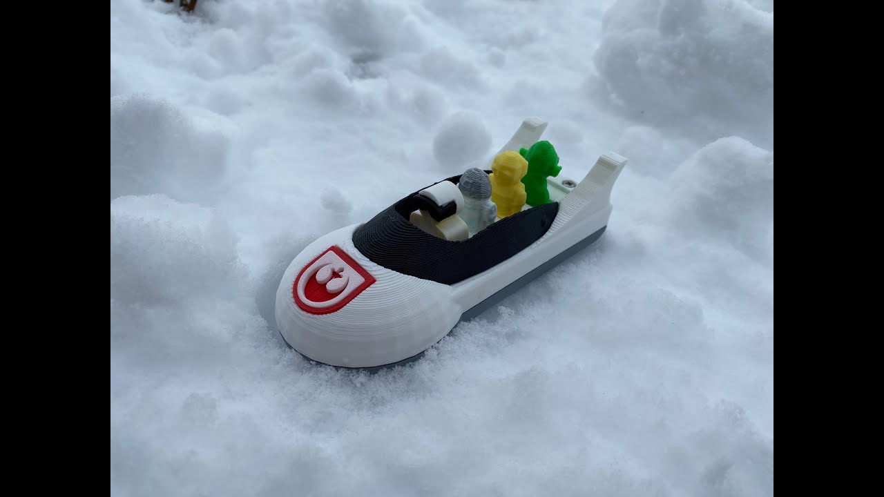 RETRO mini-bob Snow Run - YouTube