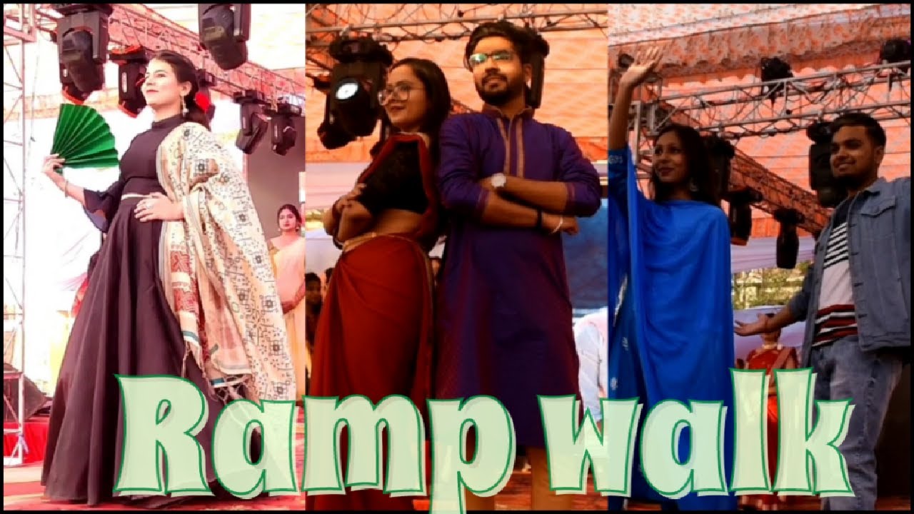 Ramp walk #trending #college #lucknow #enjoy #fun - YouTube