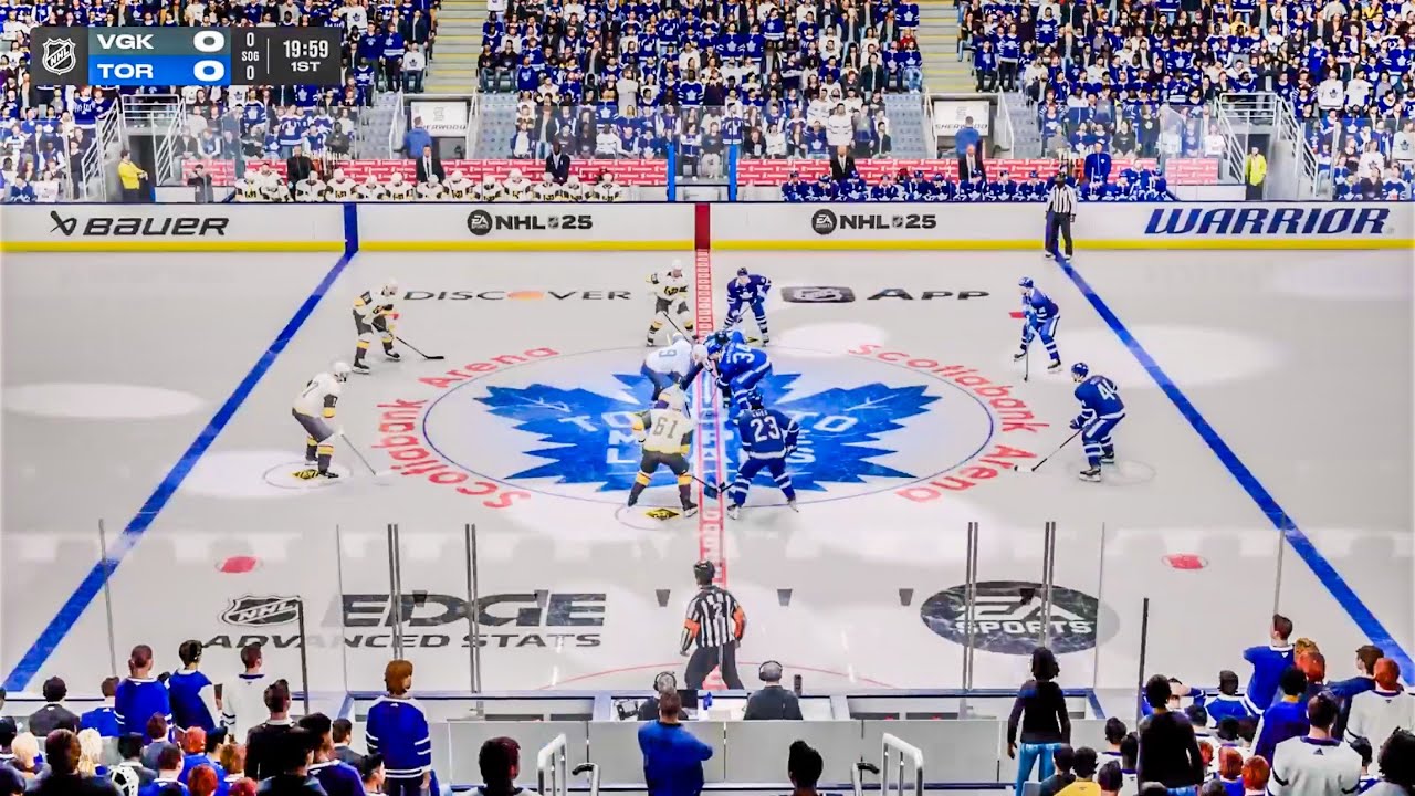 Toronto Maple Leafs vs Vegas Golden Knights 11/20/2024 NHL 25 Gameplay ...