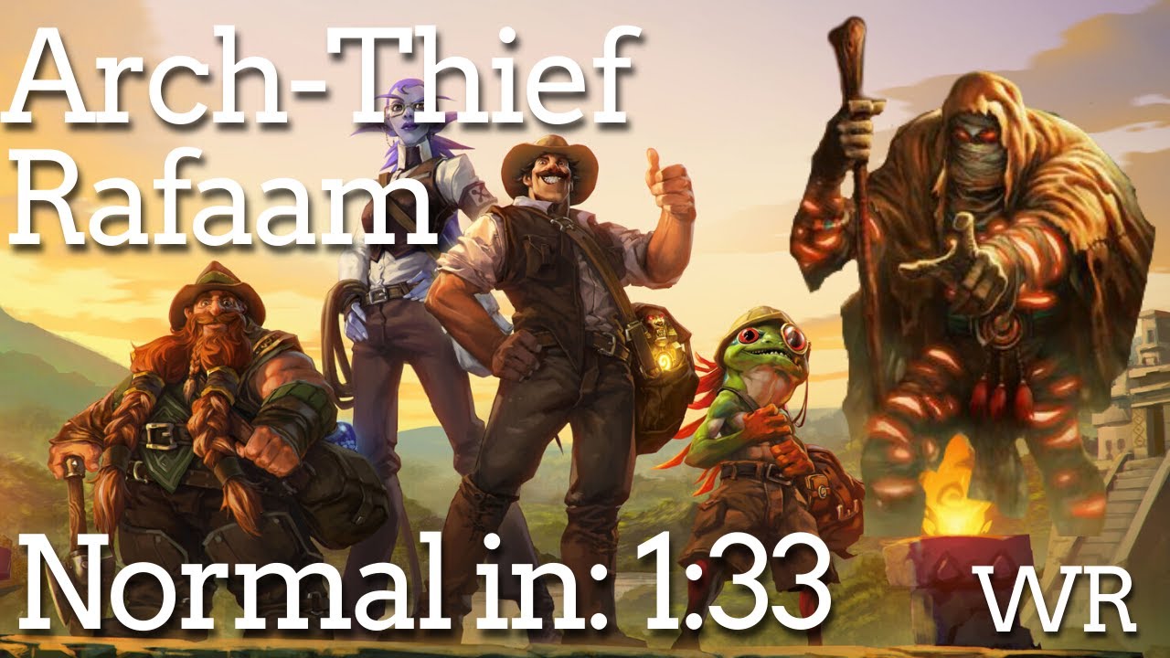 Hearthstone: League of Explorers Normal Arch-Thief Rafaam - YouTube