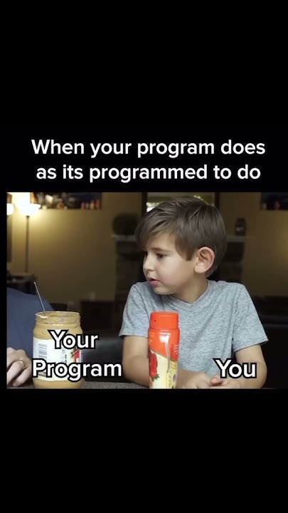 When Your Progrem Does As Its Programmed To Do Shorts Funny Memes Programming
