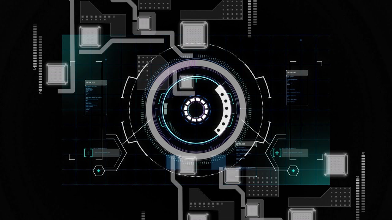 Animation of Scope Scanning and Network of Connect | Loop Video | No ...