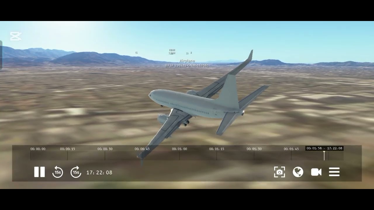 UsAIR flight 427 crash recreation in IFS - YouTube