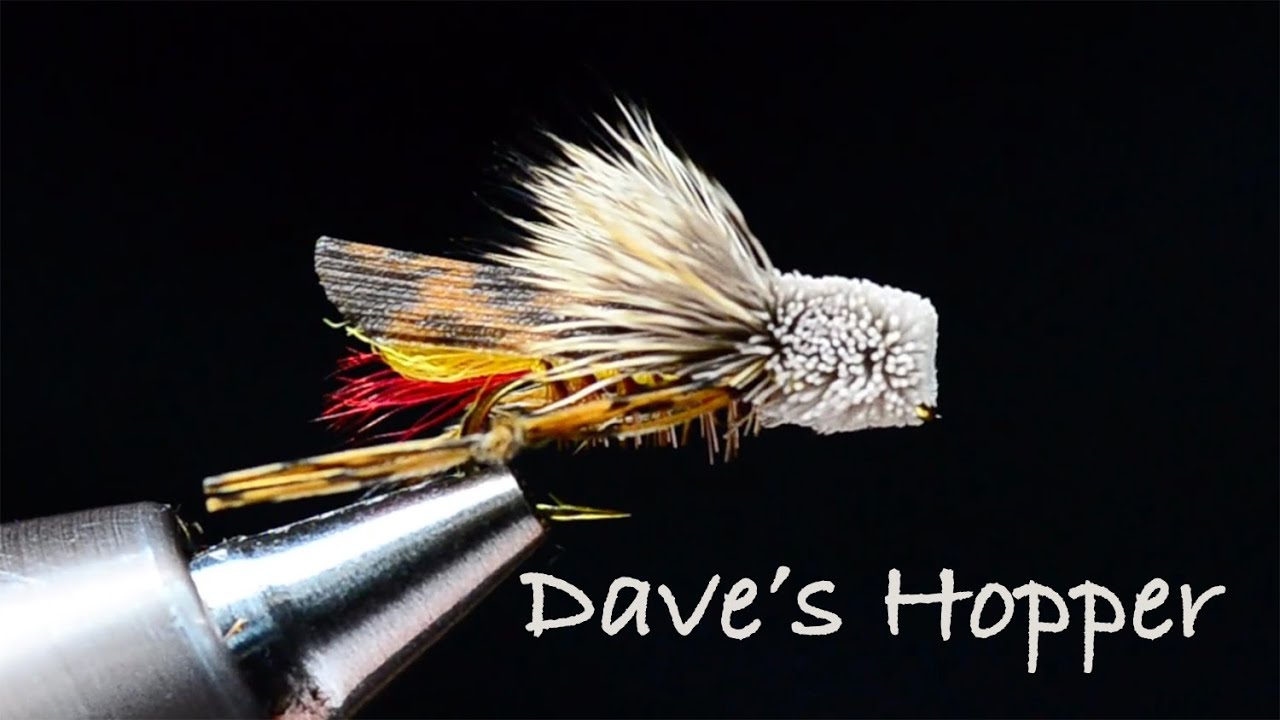 Dave's Hopper Fly Tying Instructions - Tied by Charlie Craven - YouTube