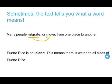 Identify the meaning of an unknown word using sentence-level context ...