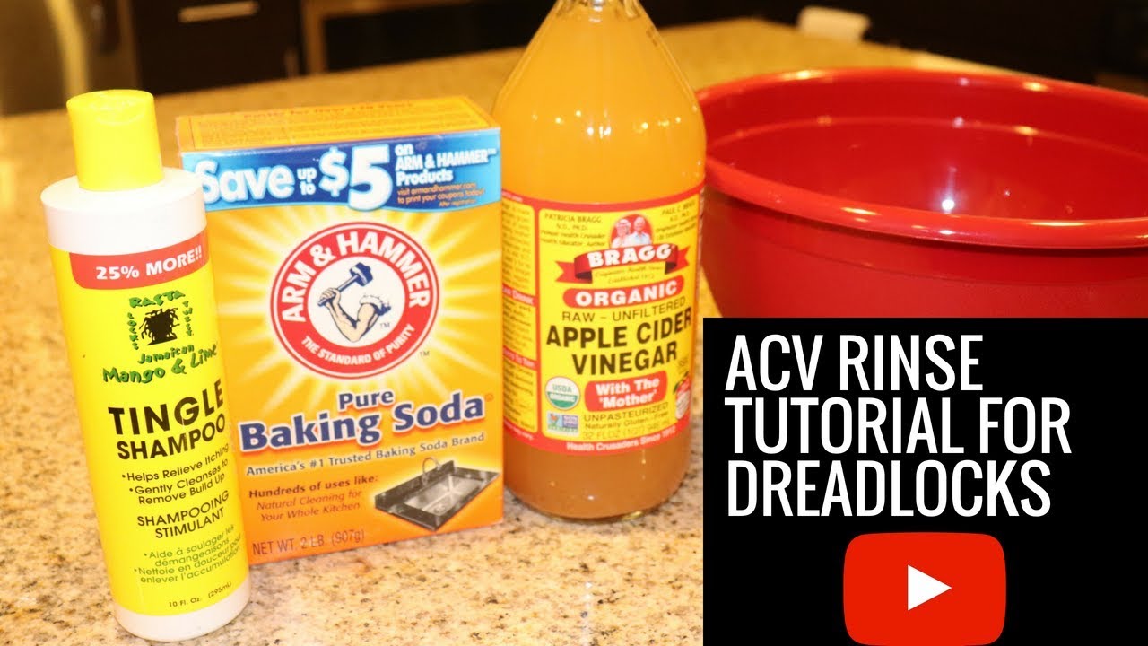 Dreadlock ACV Rinse Tutorial & Review! - YouTube
