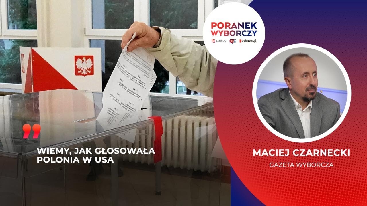 Wiemy, jak głosowała Polonia w USA. - YouTube
