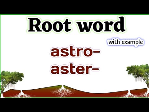 root word astro meaning | root words in English| root word astro ...