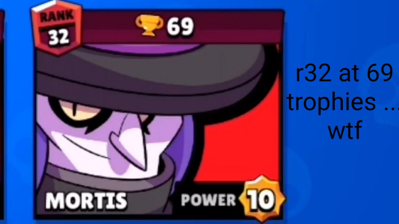 Most ever cursed account of brawl stars..... R32 Morris 👉69👀.. brawl ...
