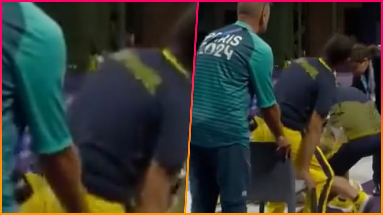Brazilian coach goes viral for stealing a chair intended for injured ...