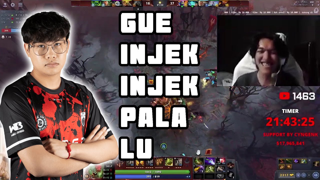 Jackky Belajar Voiceline Gue Injek-Injek Pala Lu - YouTube