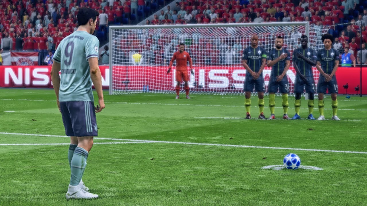 FIFA 19 - Robert Lewandowski Free Kick HD 60fps - YouTube