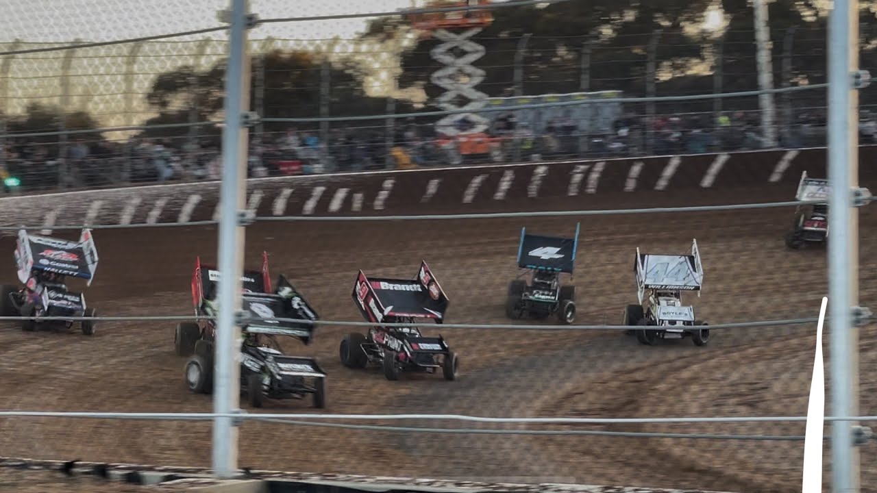 Sprintcars Heat 3 Brandt Speedweek Round 2 Tolmer Speedway Bordertown ...